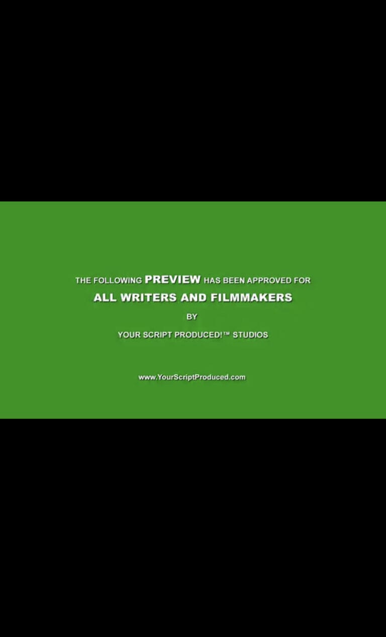 Feature Film Screenplay Submission